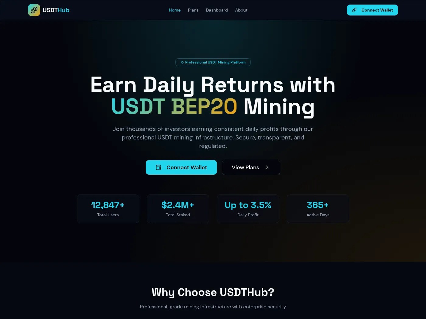 USDT Mining Hub