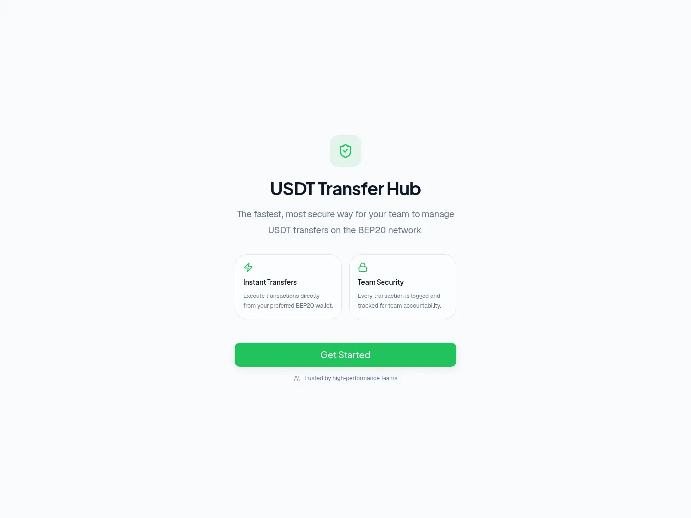 USDT Transfer Hub