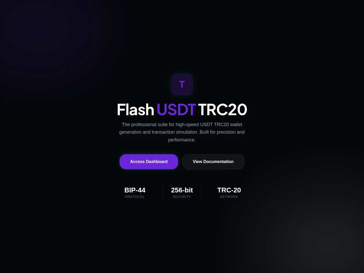 USDT TRC20 Generator