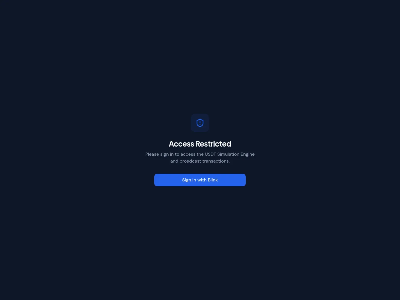USDT TX Simulator