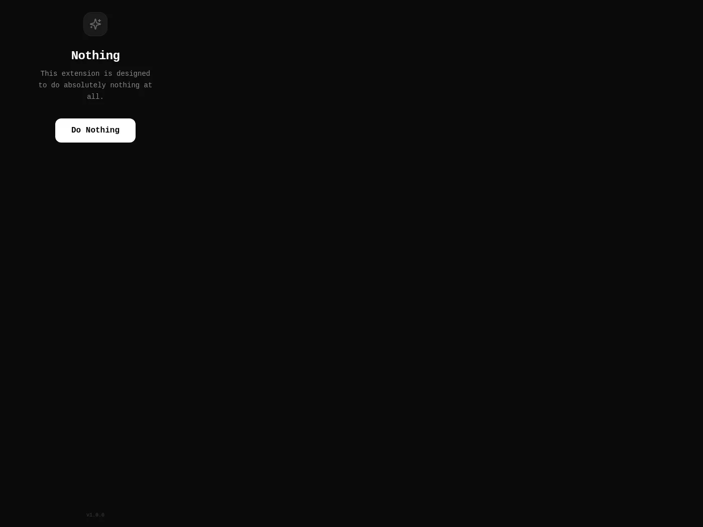 Blank Extension