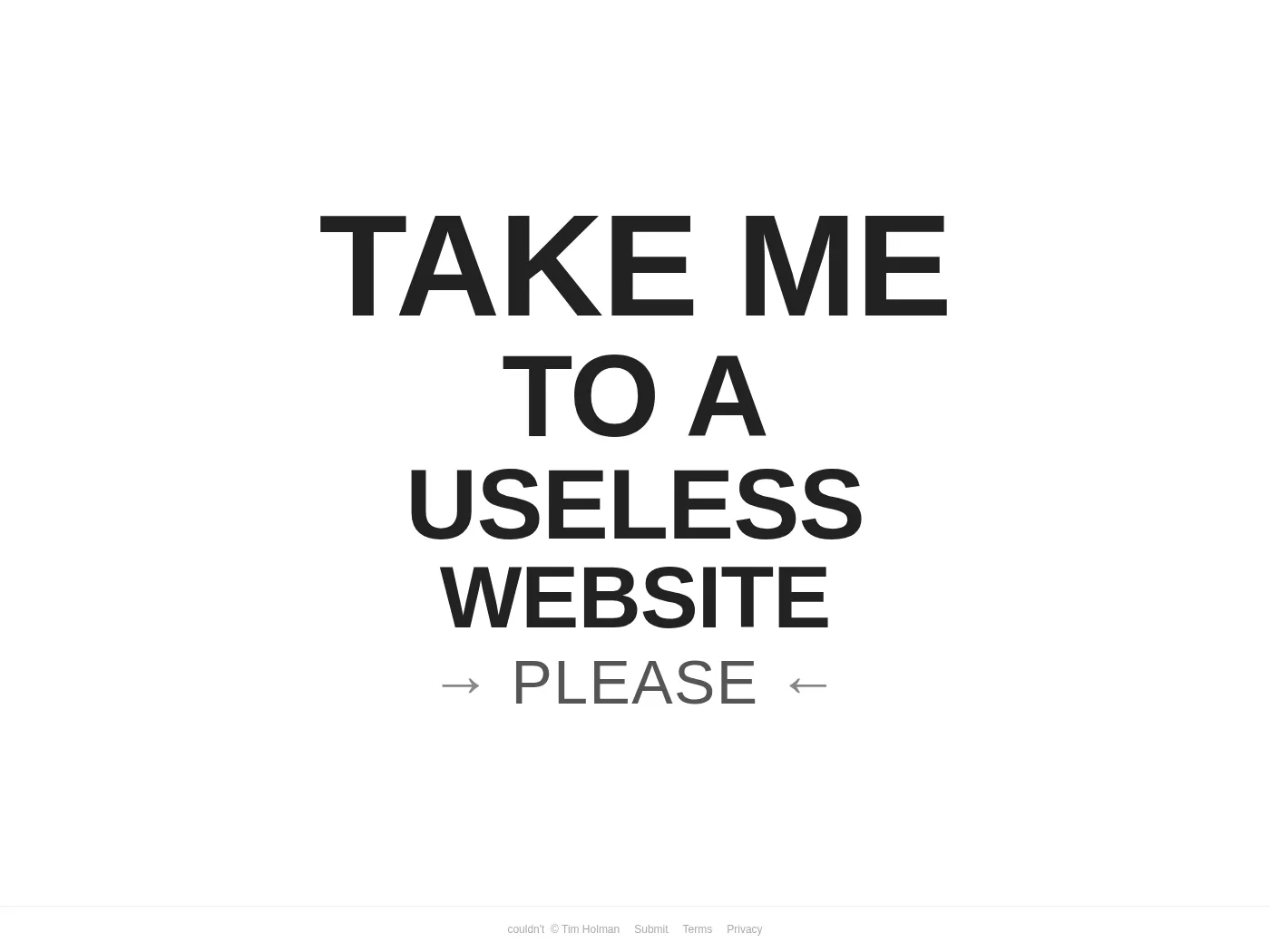 Useless Web Clone
