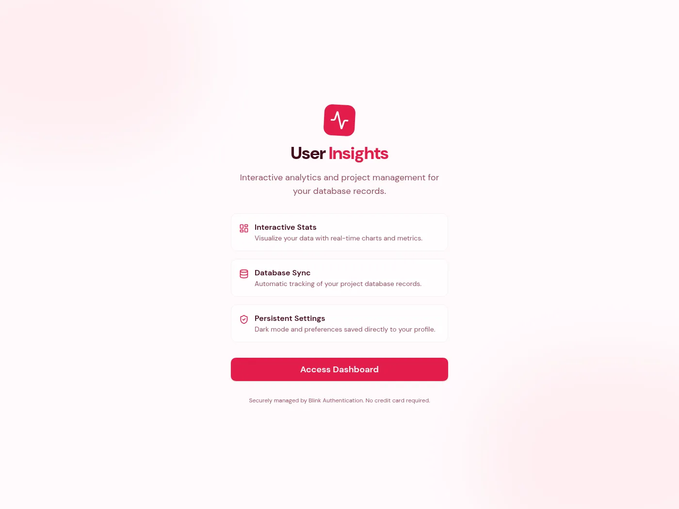User Insights Dashboard