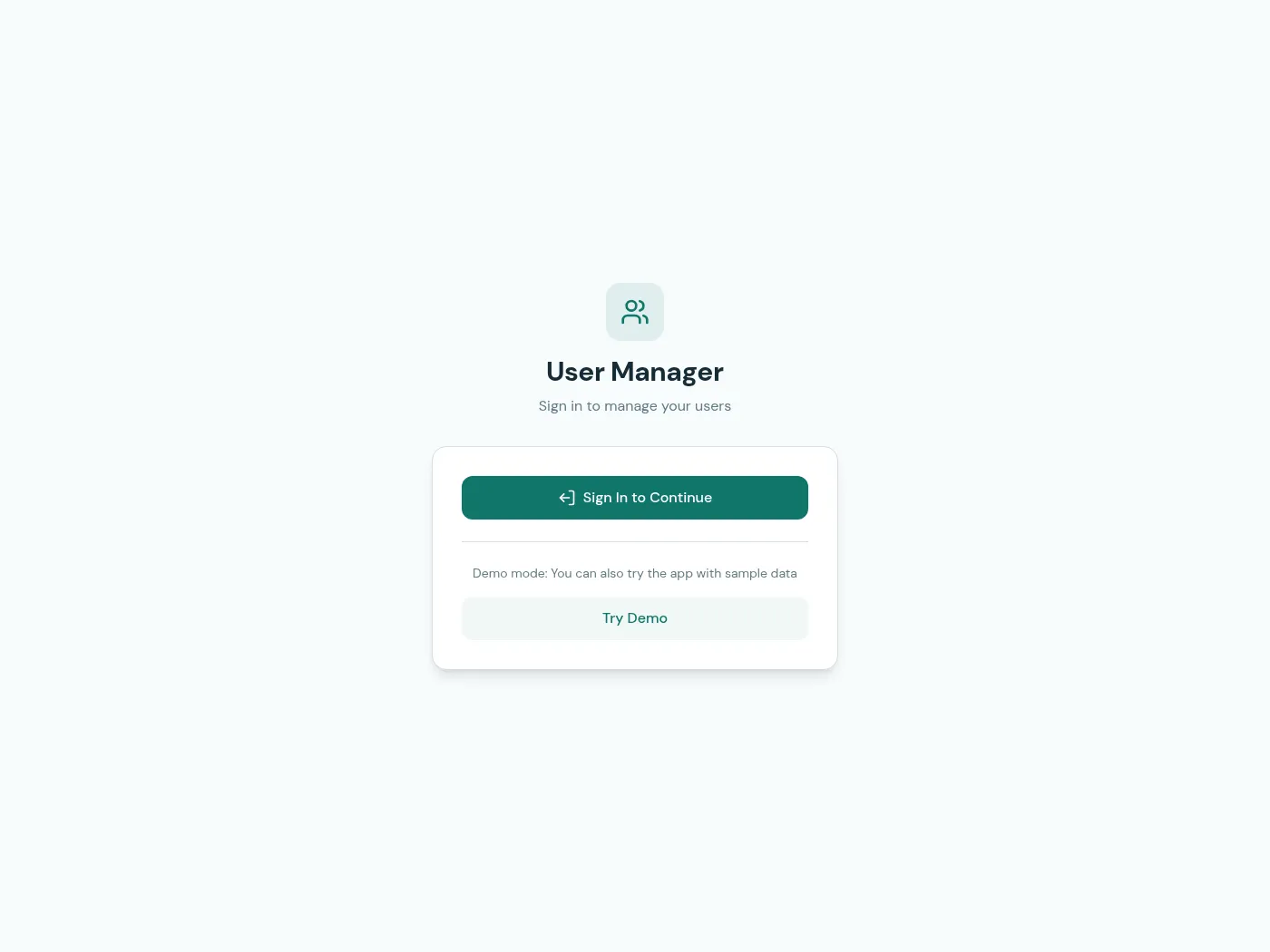 Inertia User Manager