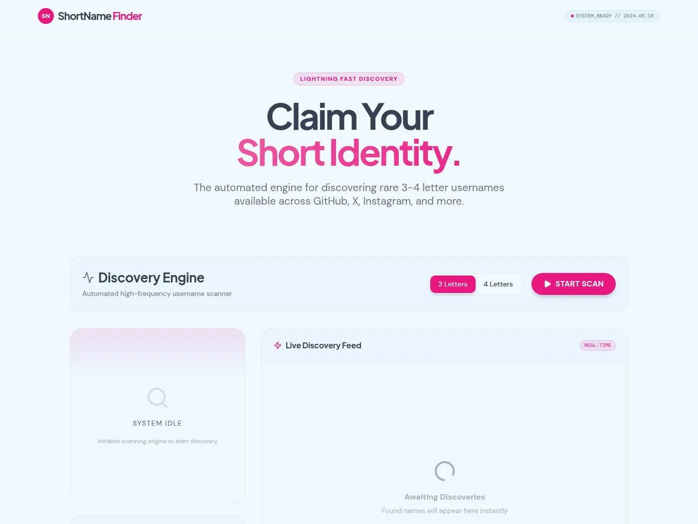 ShortName Finder