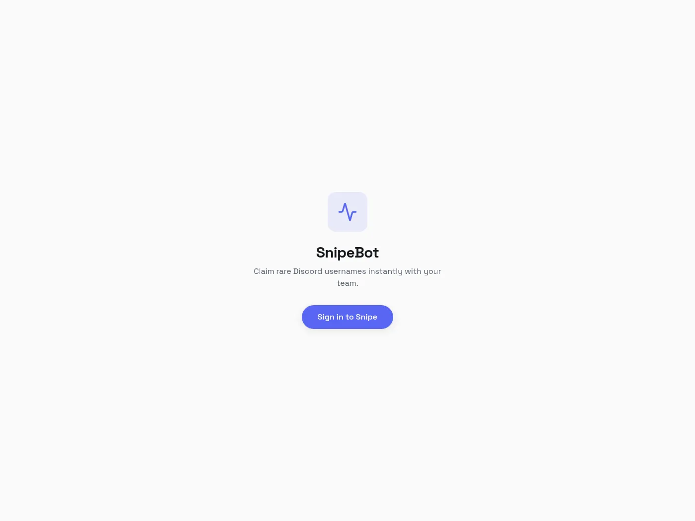 Username SnipeBot