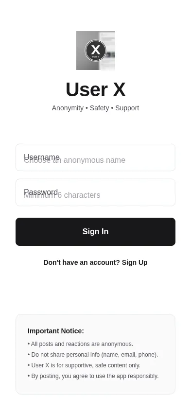 User X Social