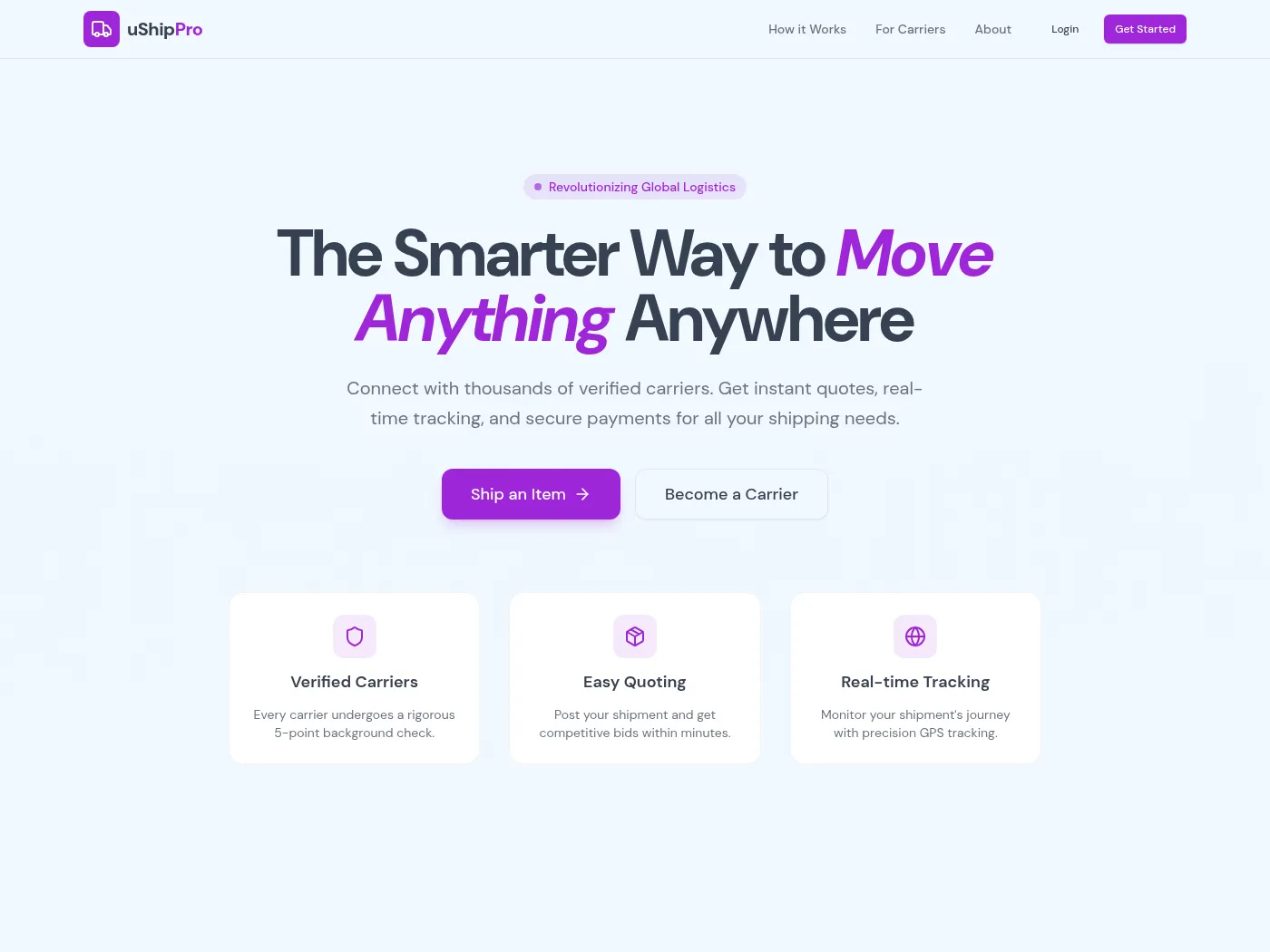 uShip Pro Platform