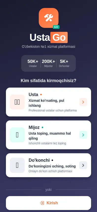 UstaGo Unified Platform