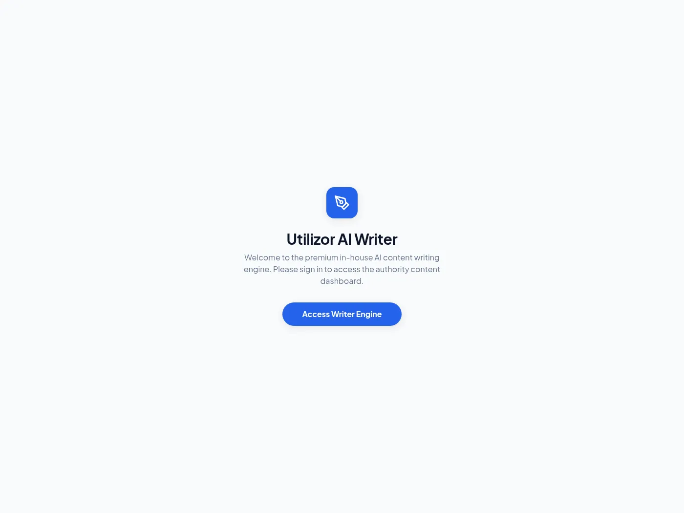 Utilizor AI Writer Engine