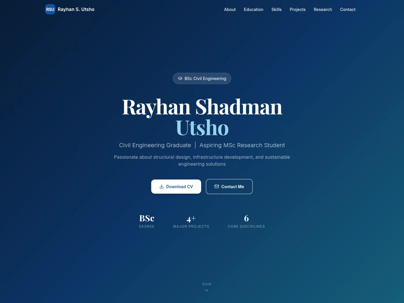 Utsho Portfolio Web