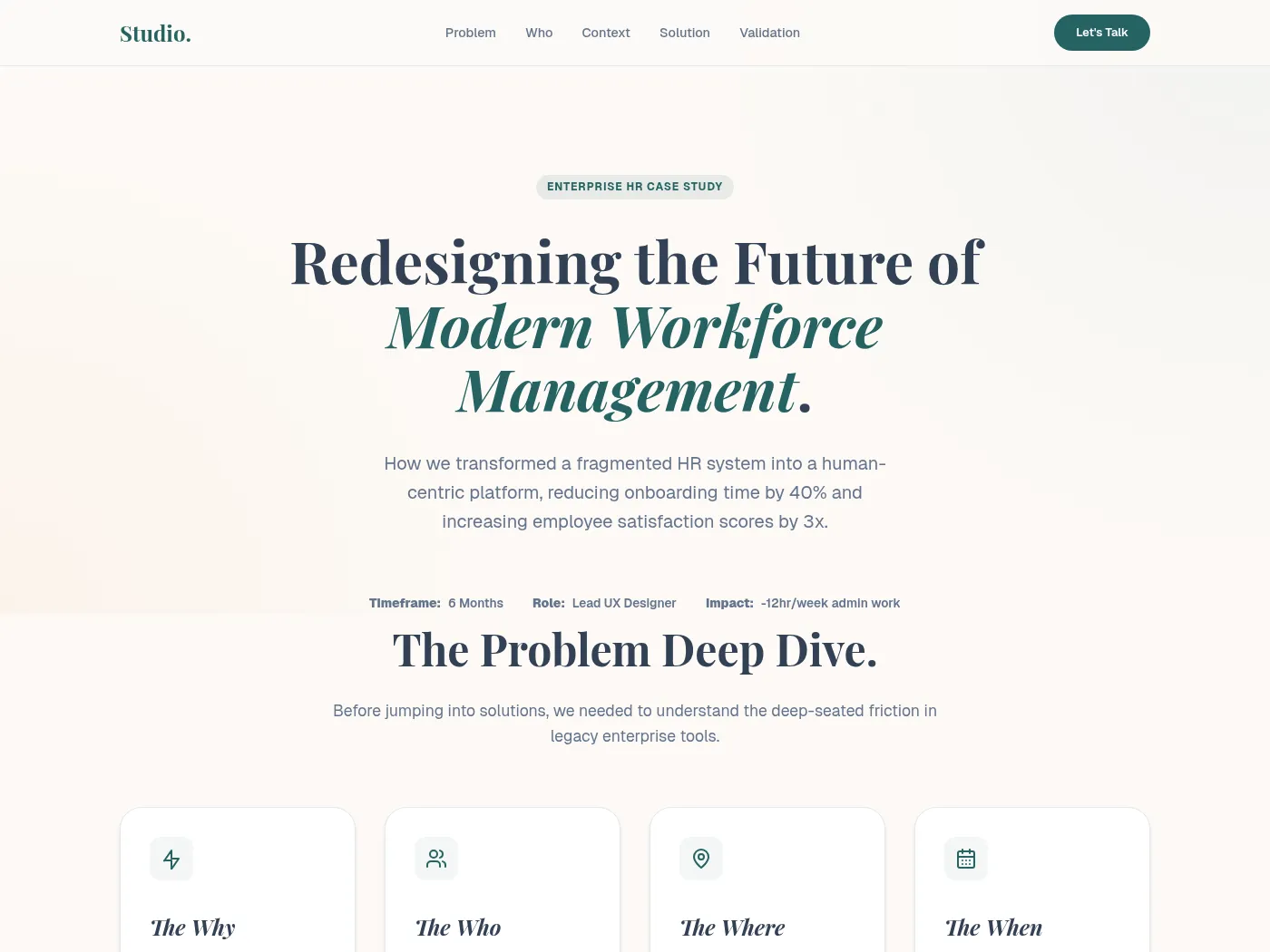 UX Case Study Builder