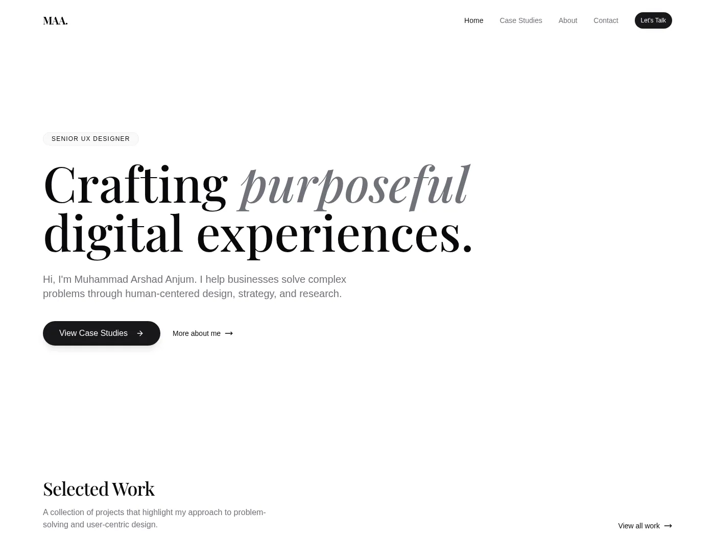 Arshad UX Portfolio