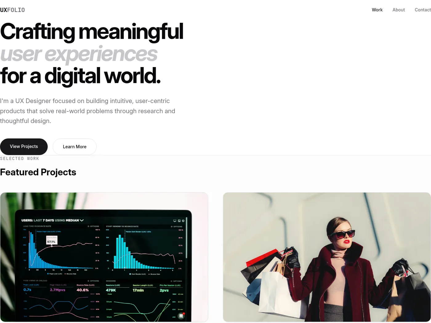 UXfolio Showcase