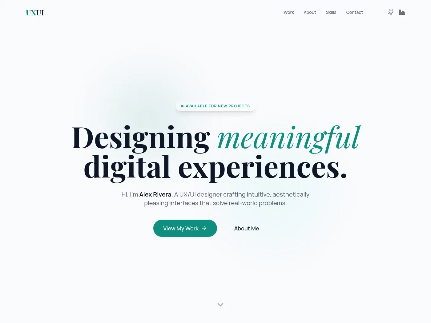 UX/UI Designer Portfolio
