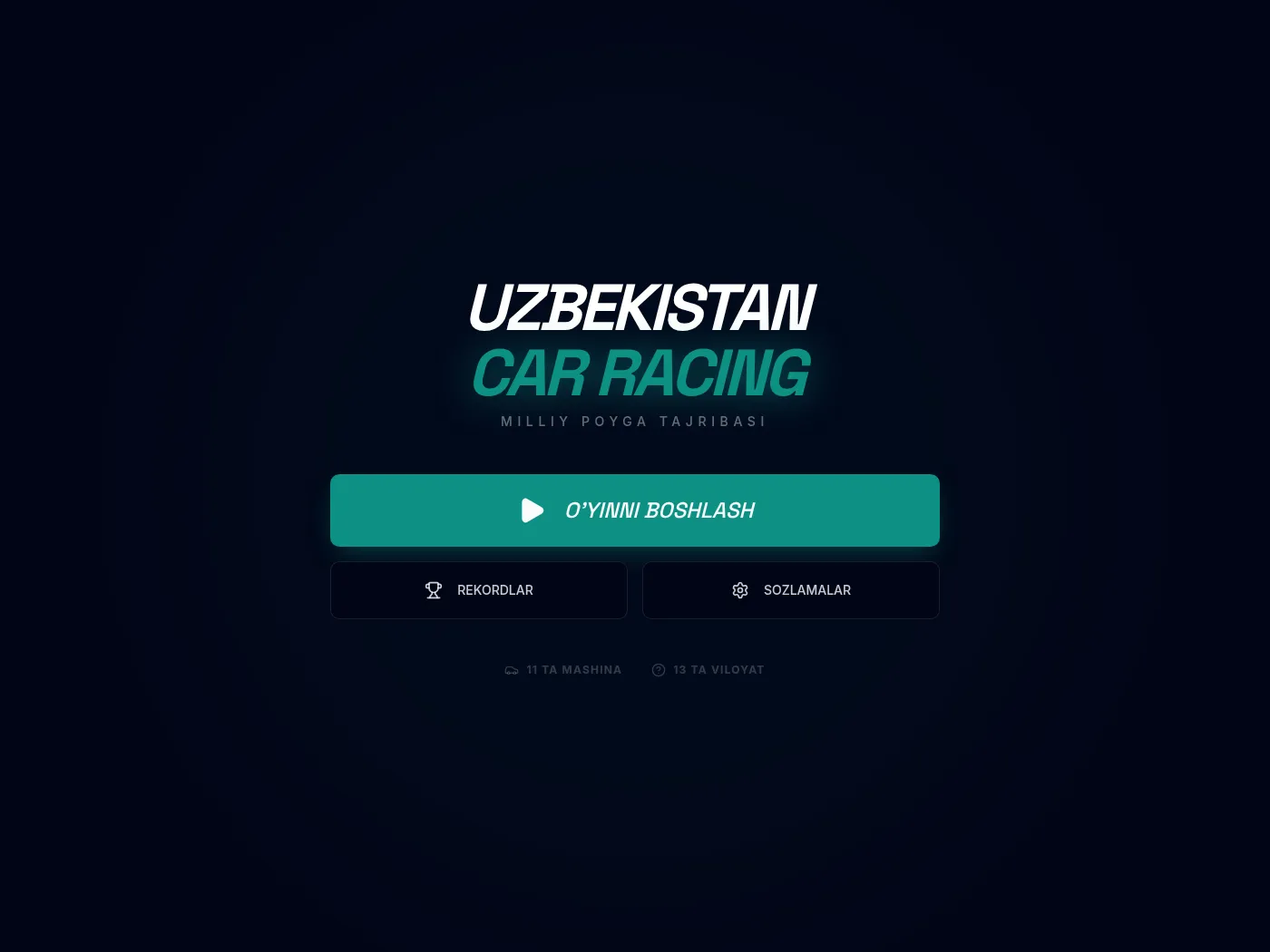 Uzbek Car Racing Game