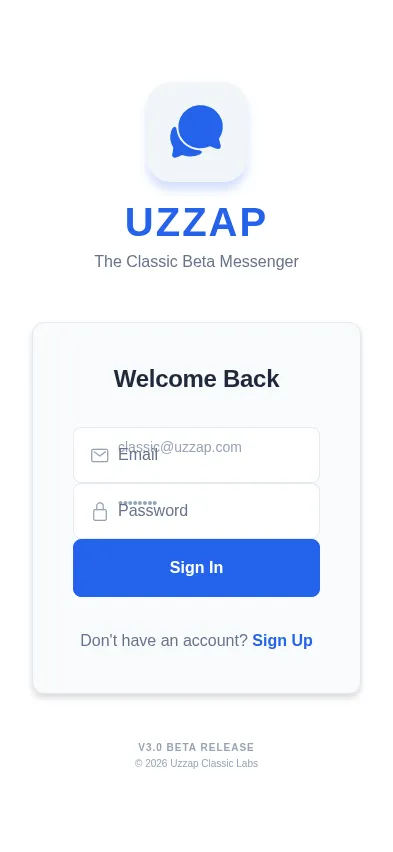 Uzzap Beta Chat
