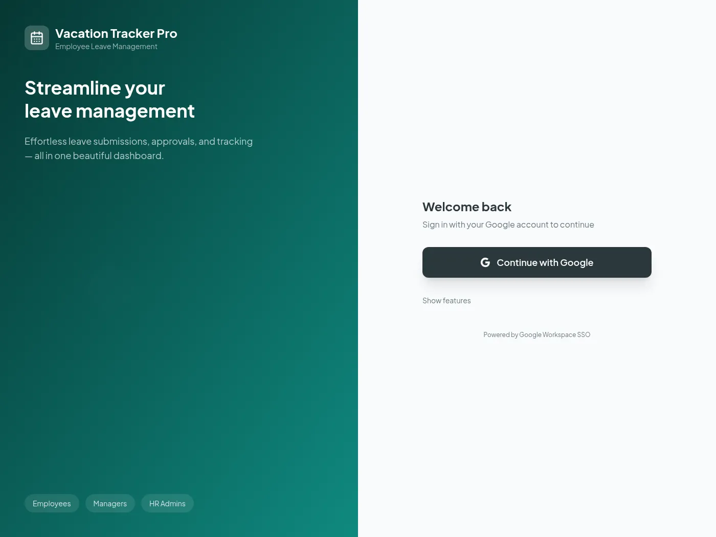 Vacation Tracker Pro