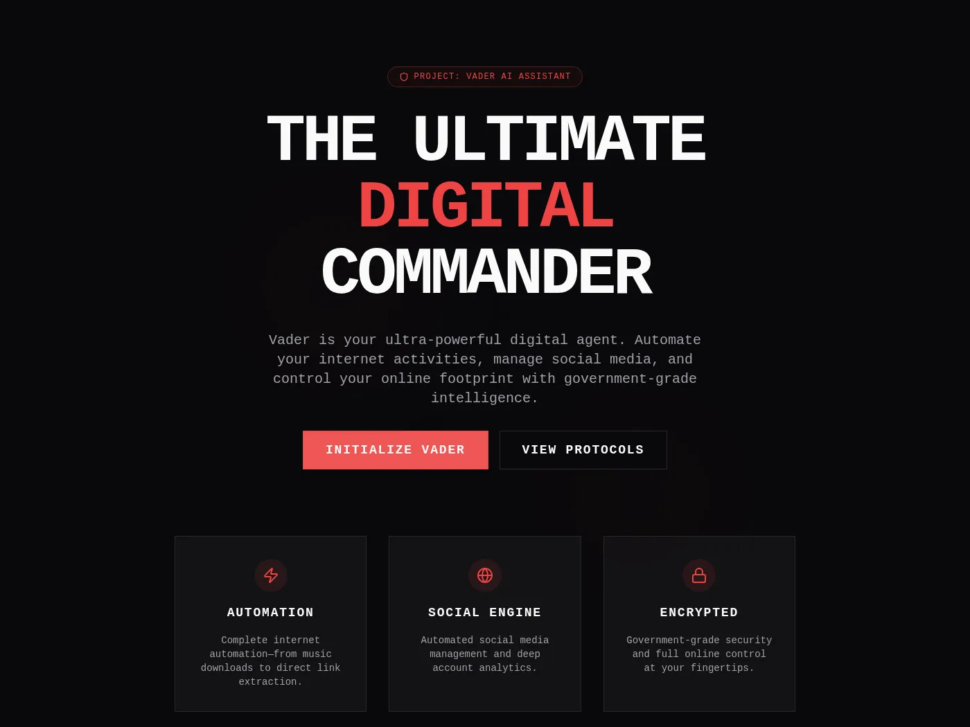 Vader AI Assistant