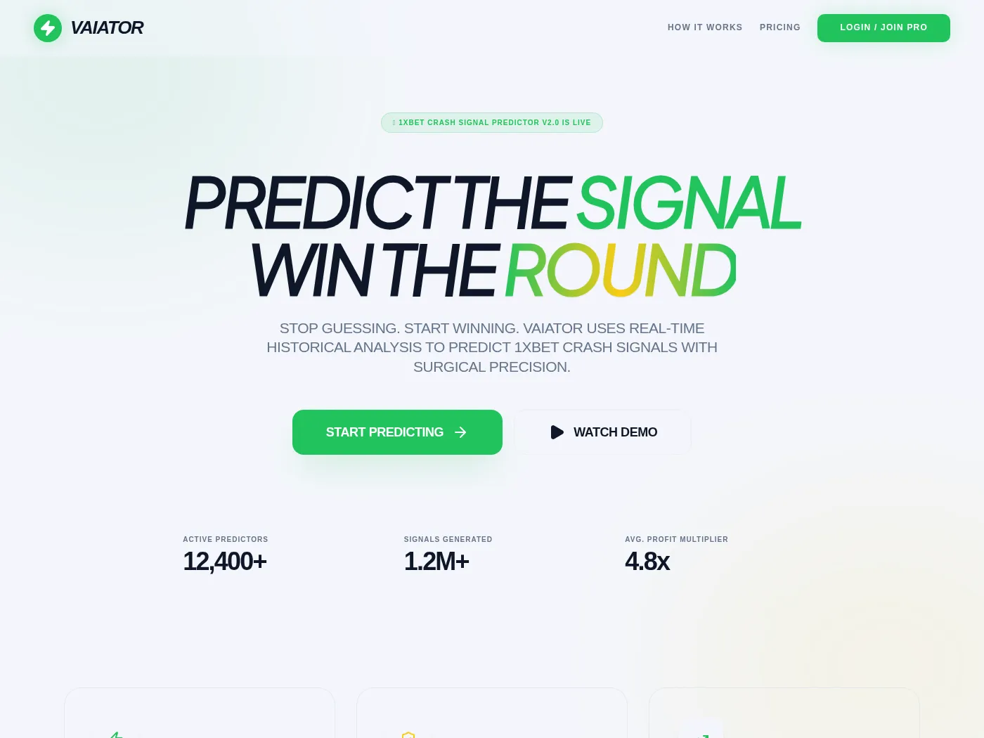 Vaiator Signal Predictor
