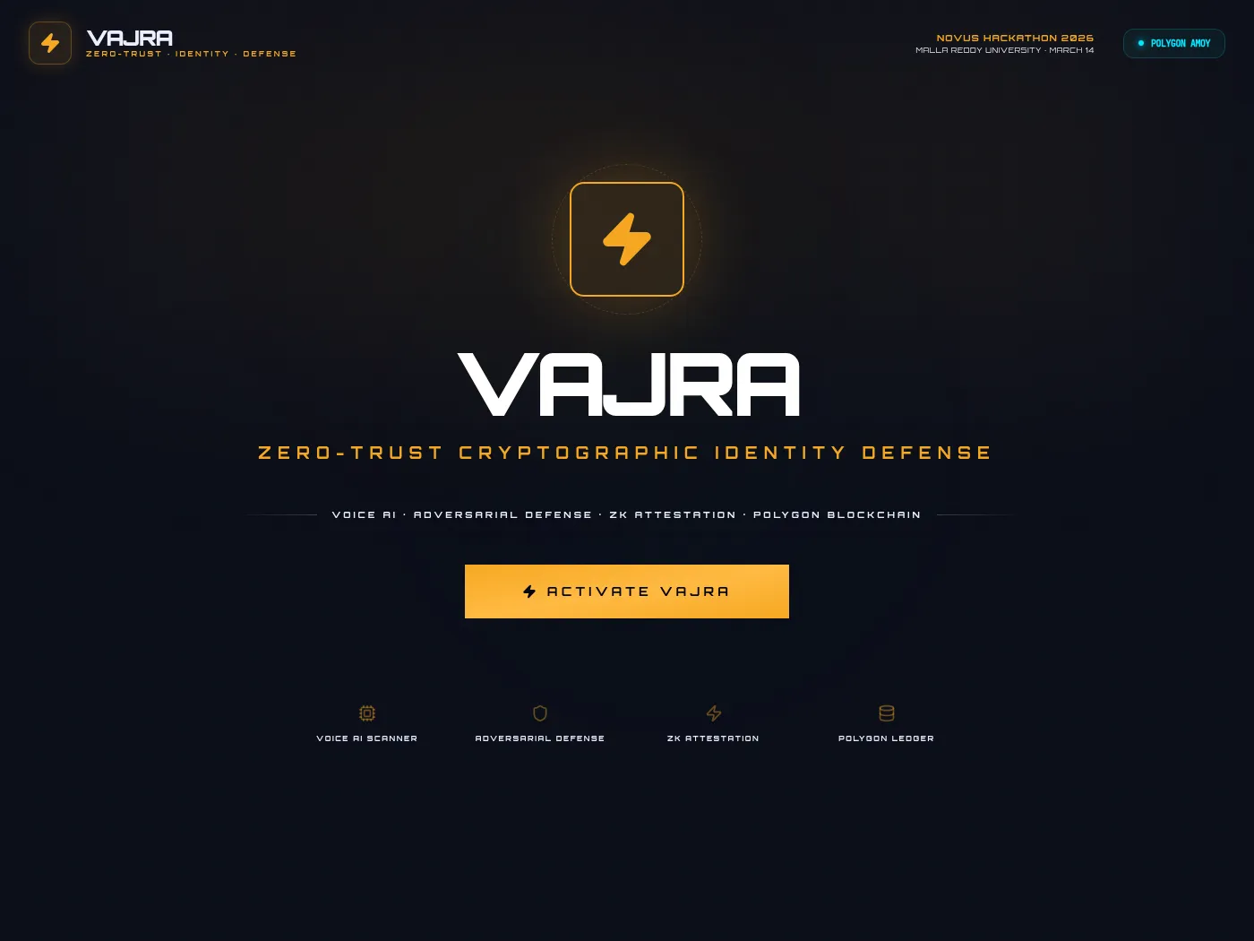VAJRA Security Dashboard