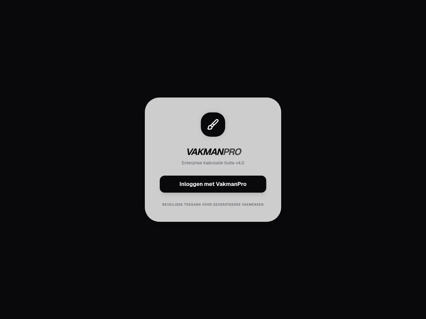 VakmanPro Kalkulatie Suite