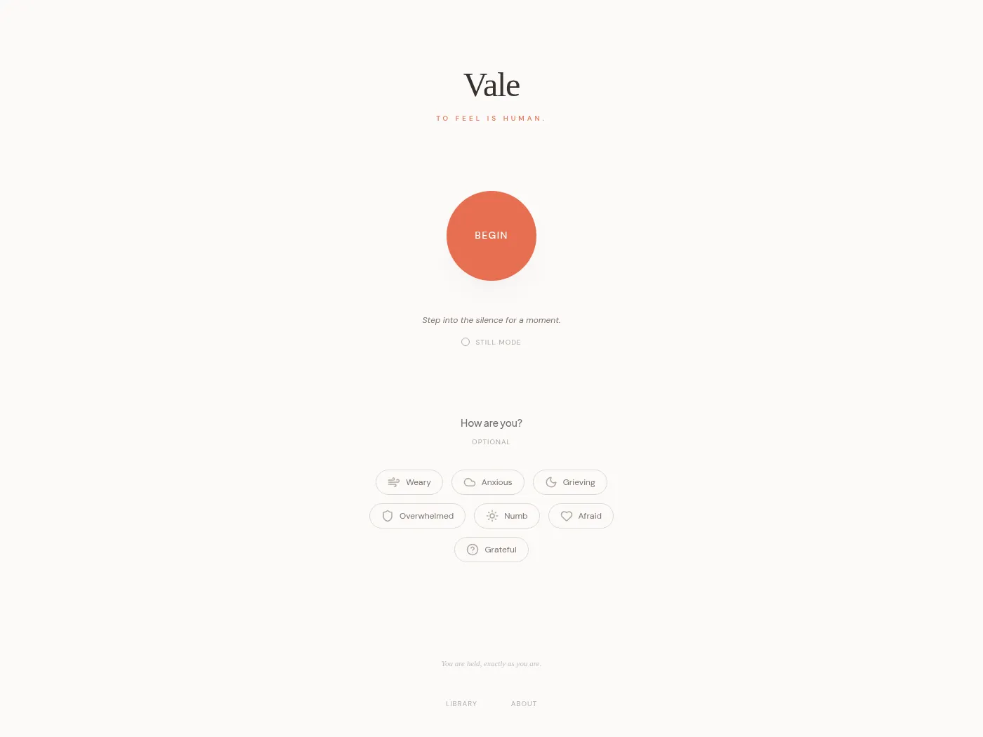 Vale Sanctuary App