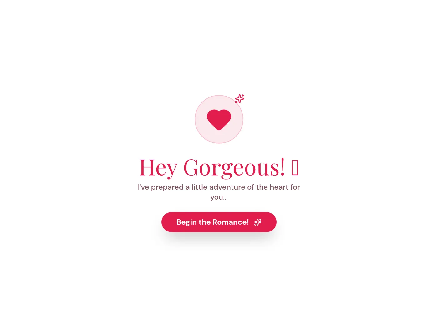 Valentine's Spam Message