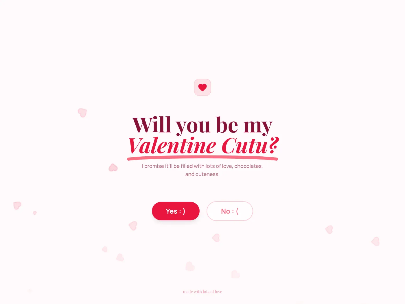 Valentine Cutu Landing