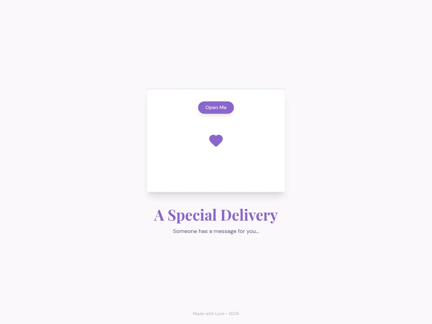 Valentine Envelope Surprise