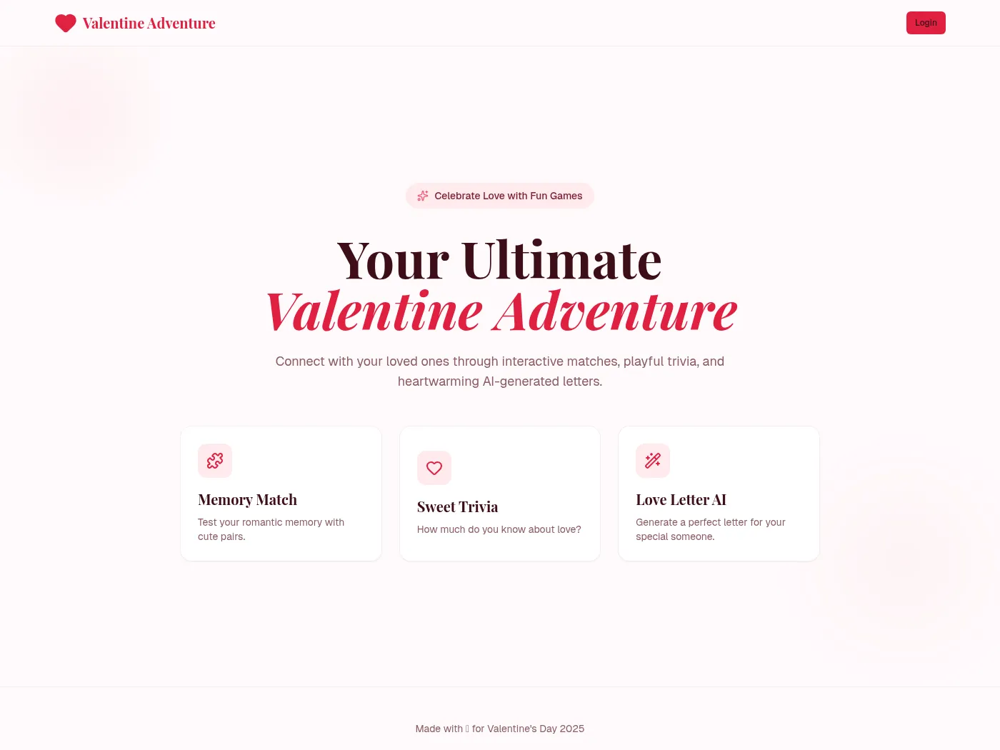 Valentine Match Game