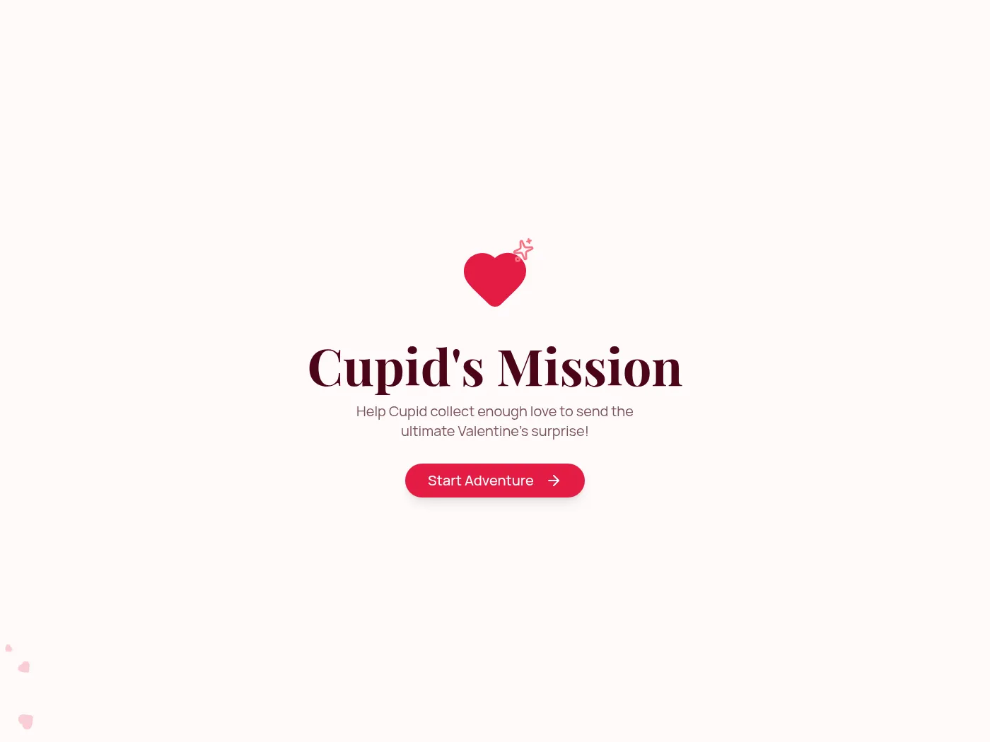 Cupid's Interactive Game