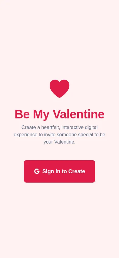 Be My Valentine Game