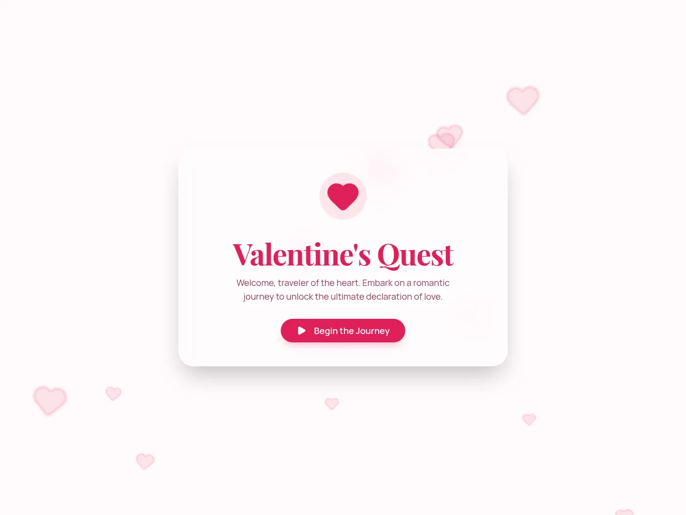 Valentine Game Quest