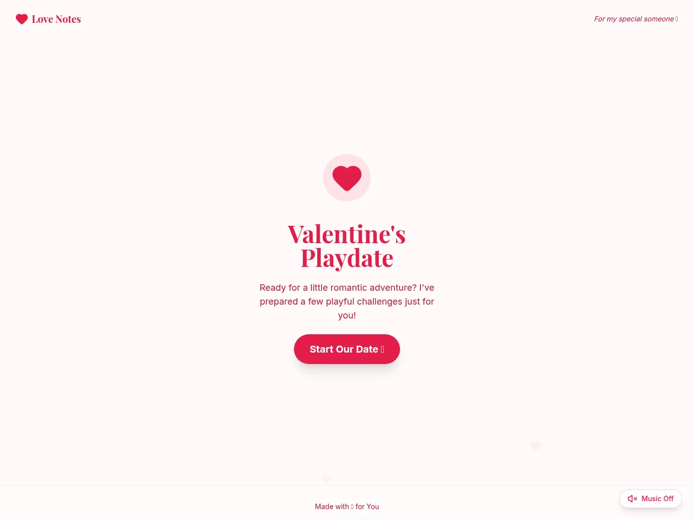 Valentine's Playdate