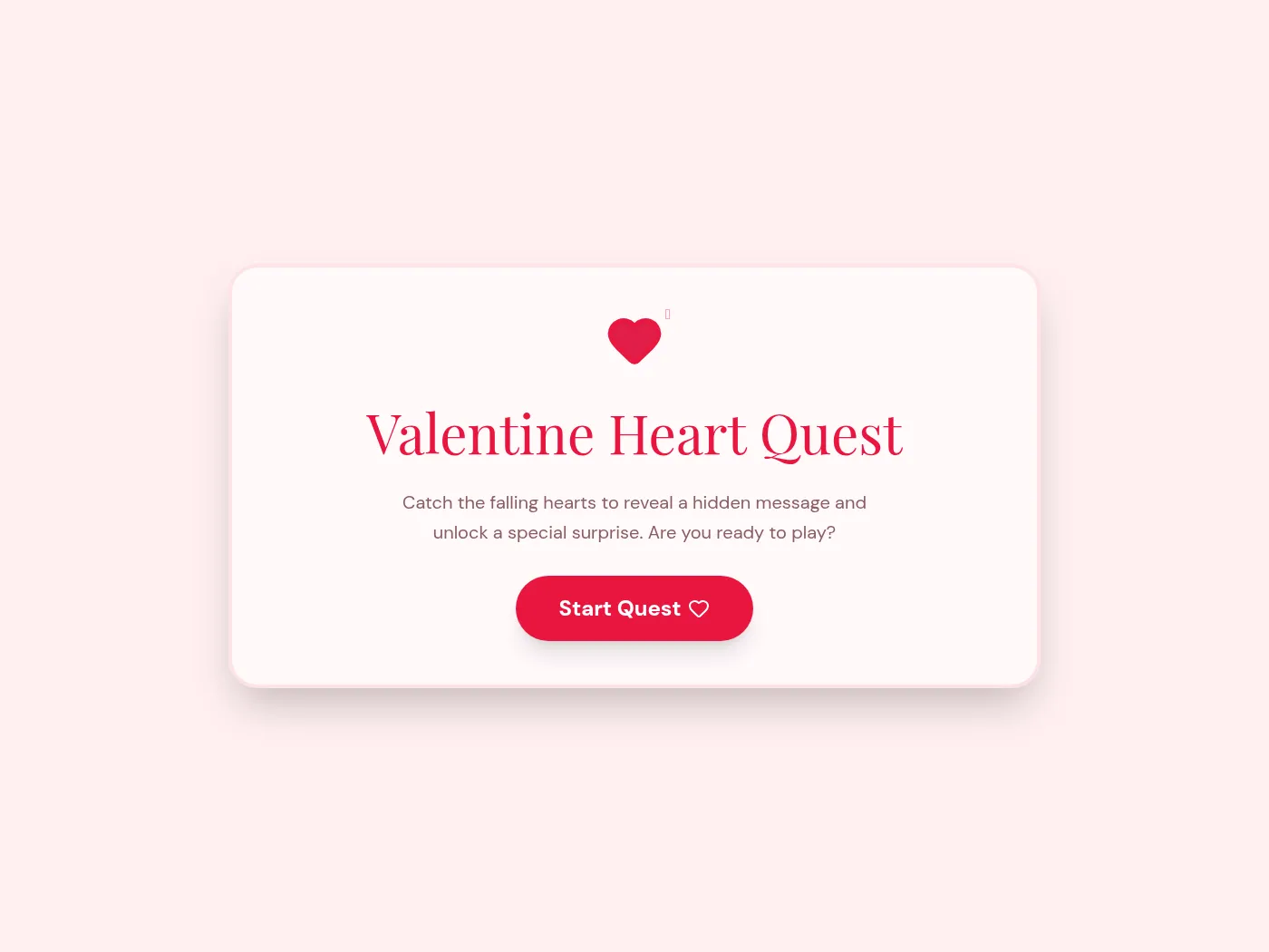 Valentine Heart Quest