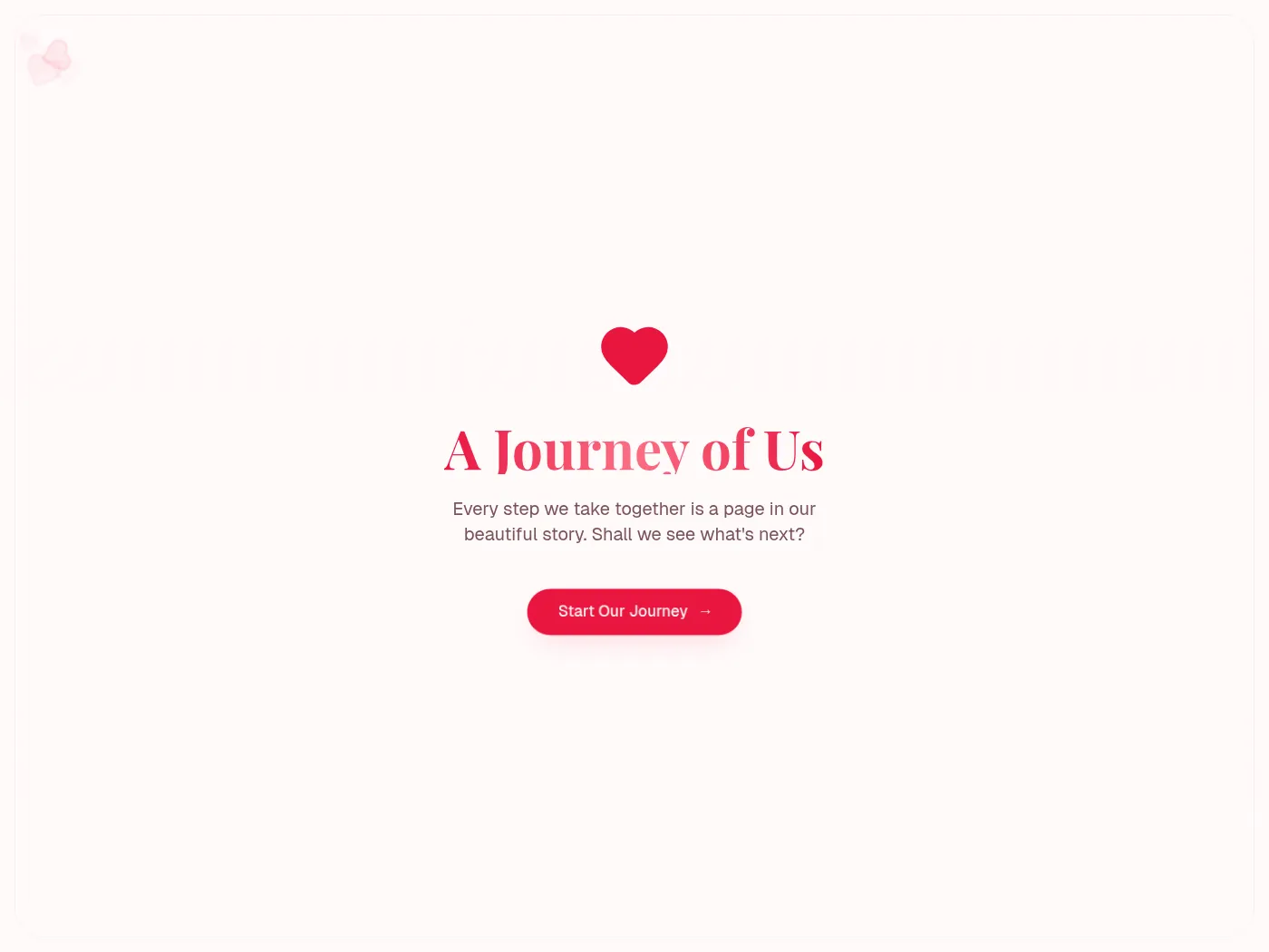 Heartfelt Valentine Journey