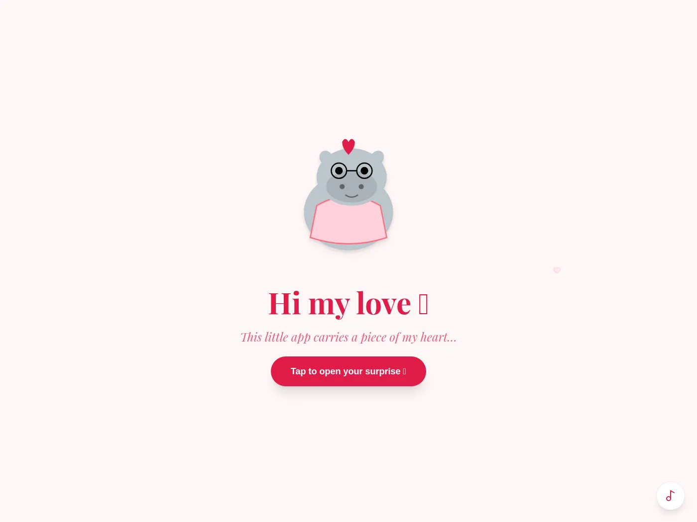 Valentine Love Letter App