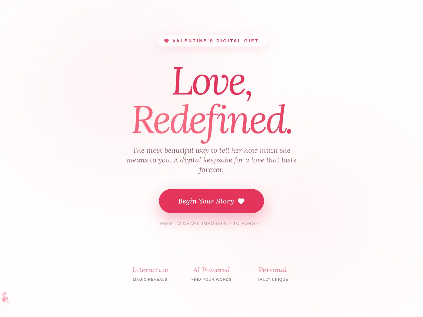 Valentine Love Letter Gift