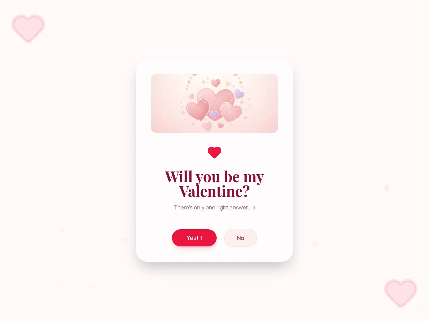 Playful Valentine Proposal