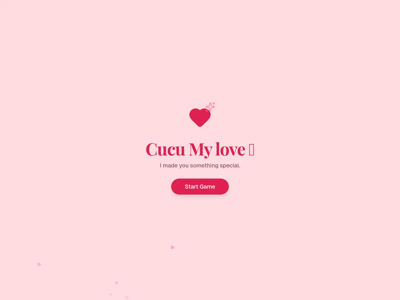 Valentine Quiz Mini-Game