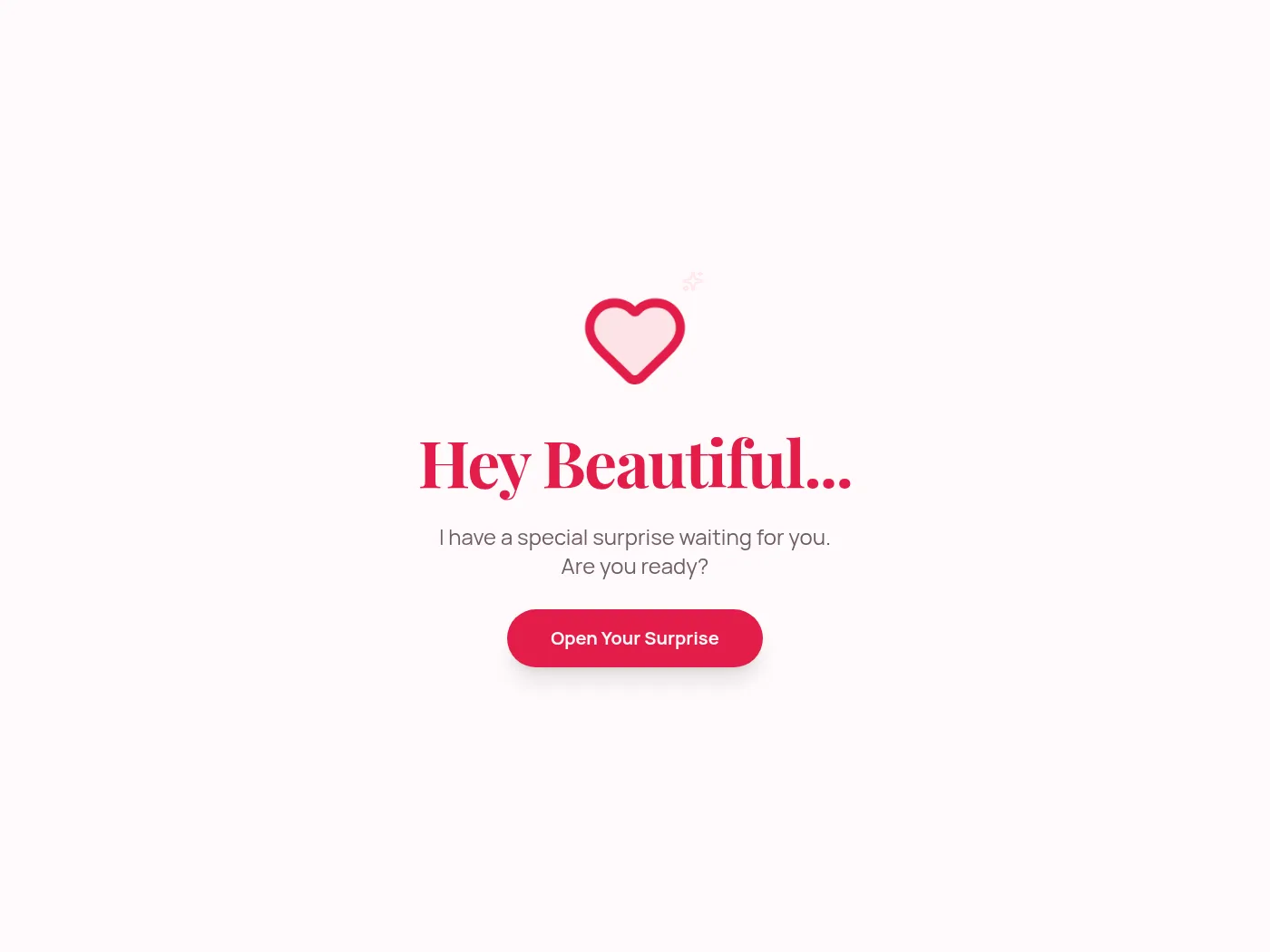 Valentine Surprise Site