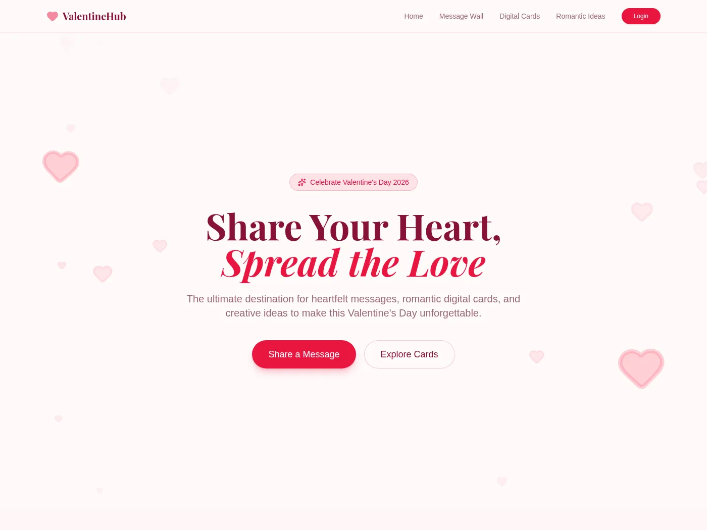 Valentine Wishes Hub