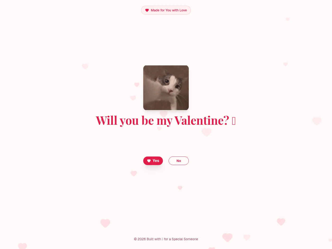Valentine Yes Game