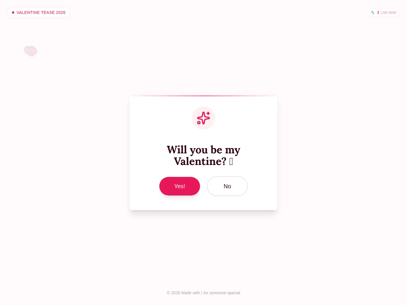 Valentine Tease Site