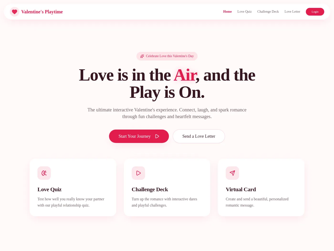 Valentine's Playtime
