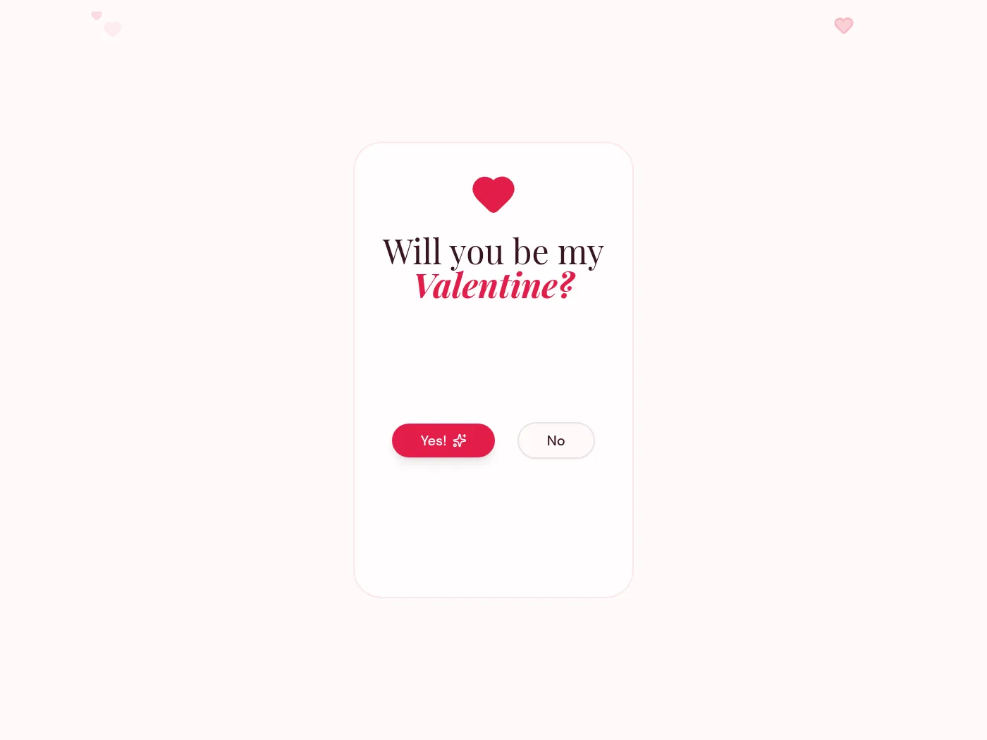 Valentine's Game Surprise