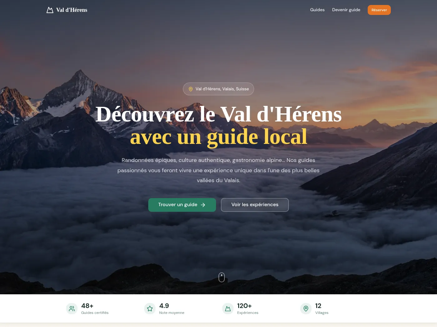 Val d'Hérens Guide Connect