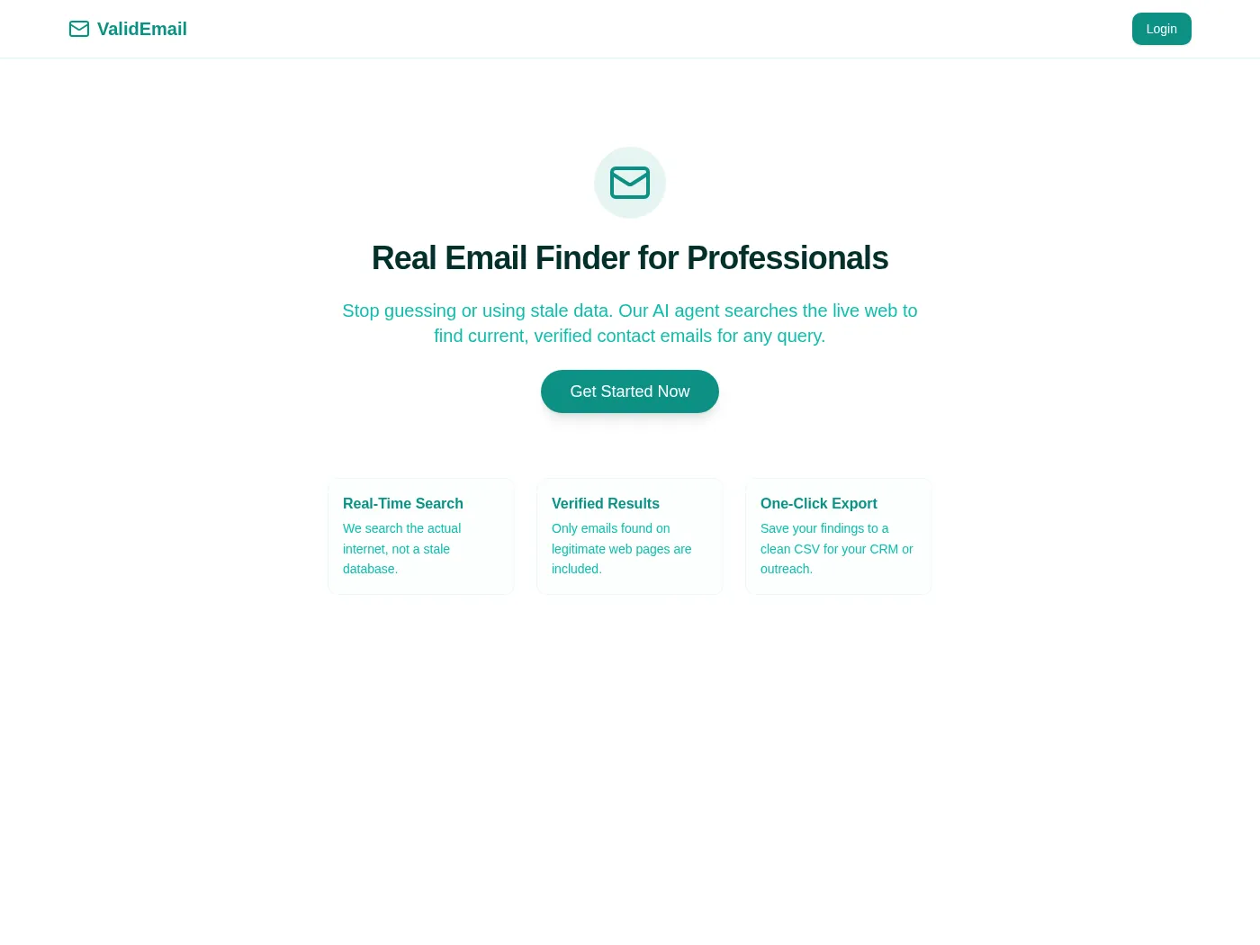 Valid Email Finder