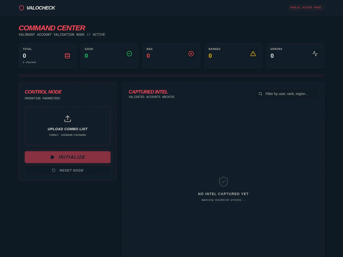 Valo Account Checker